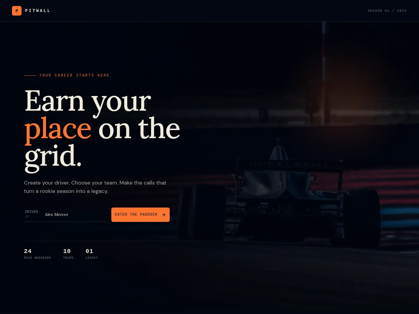 F1 Career Simulator