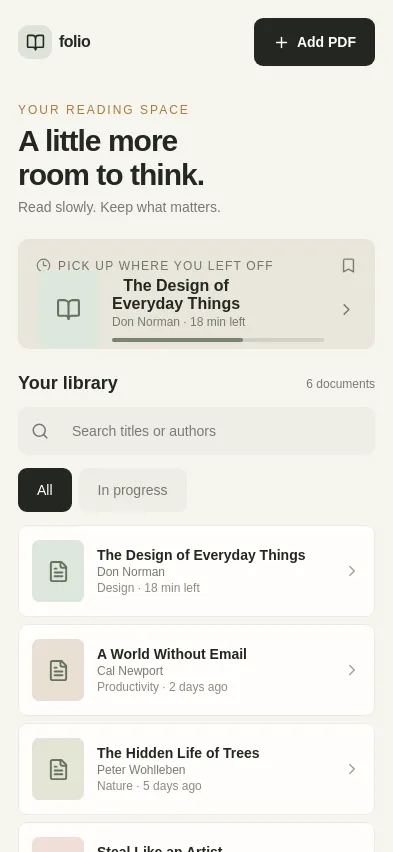 Claude PDF Reader