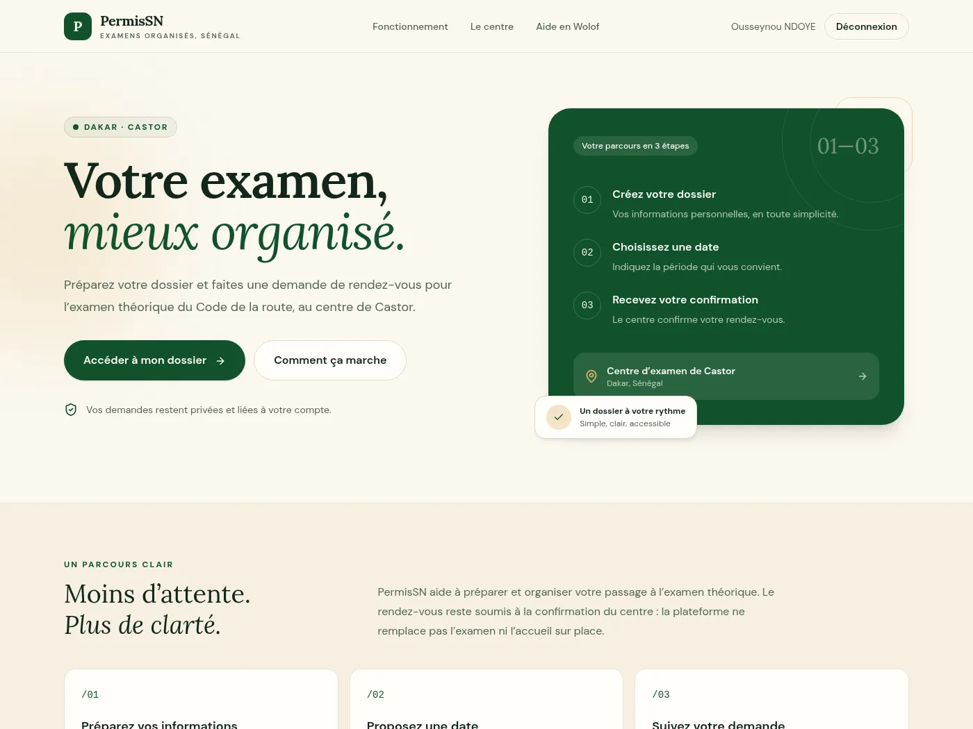 PermisSN Exam Platform