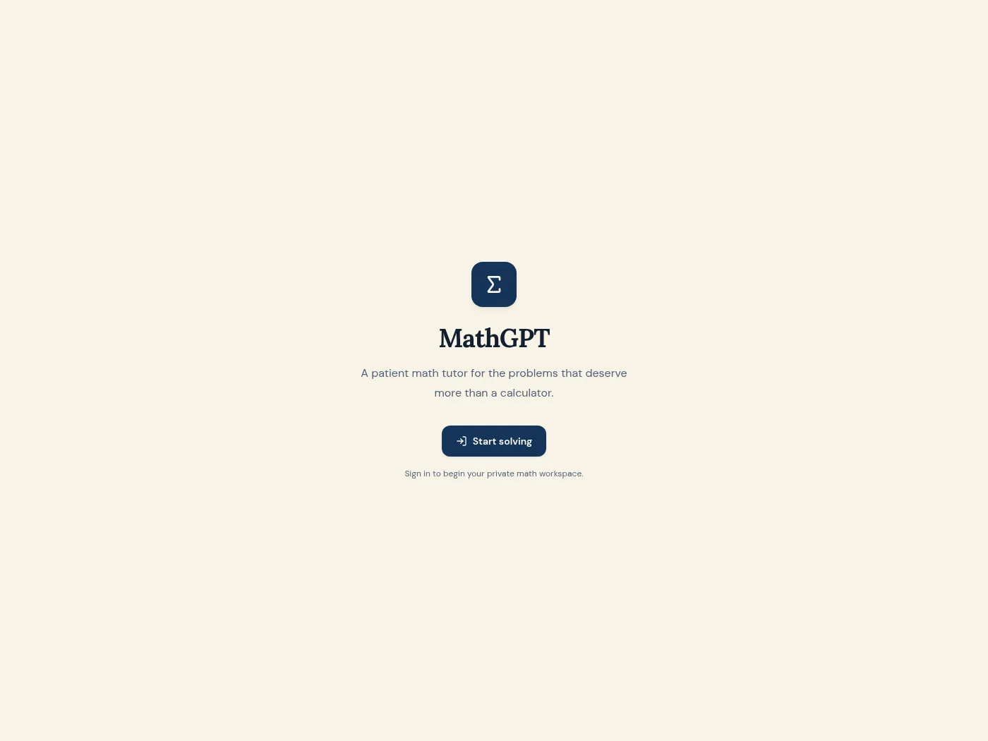 MathGPT Chat Assistant