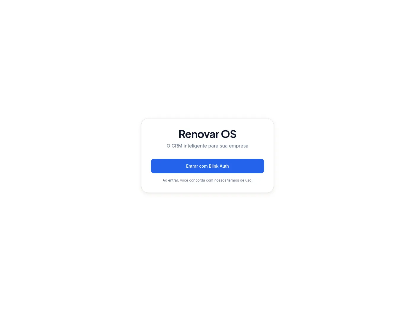 Renovar OS CRM Suite