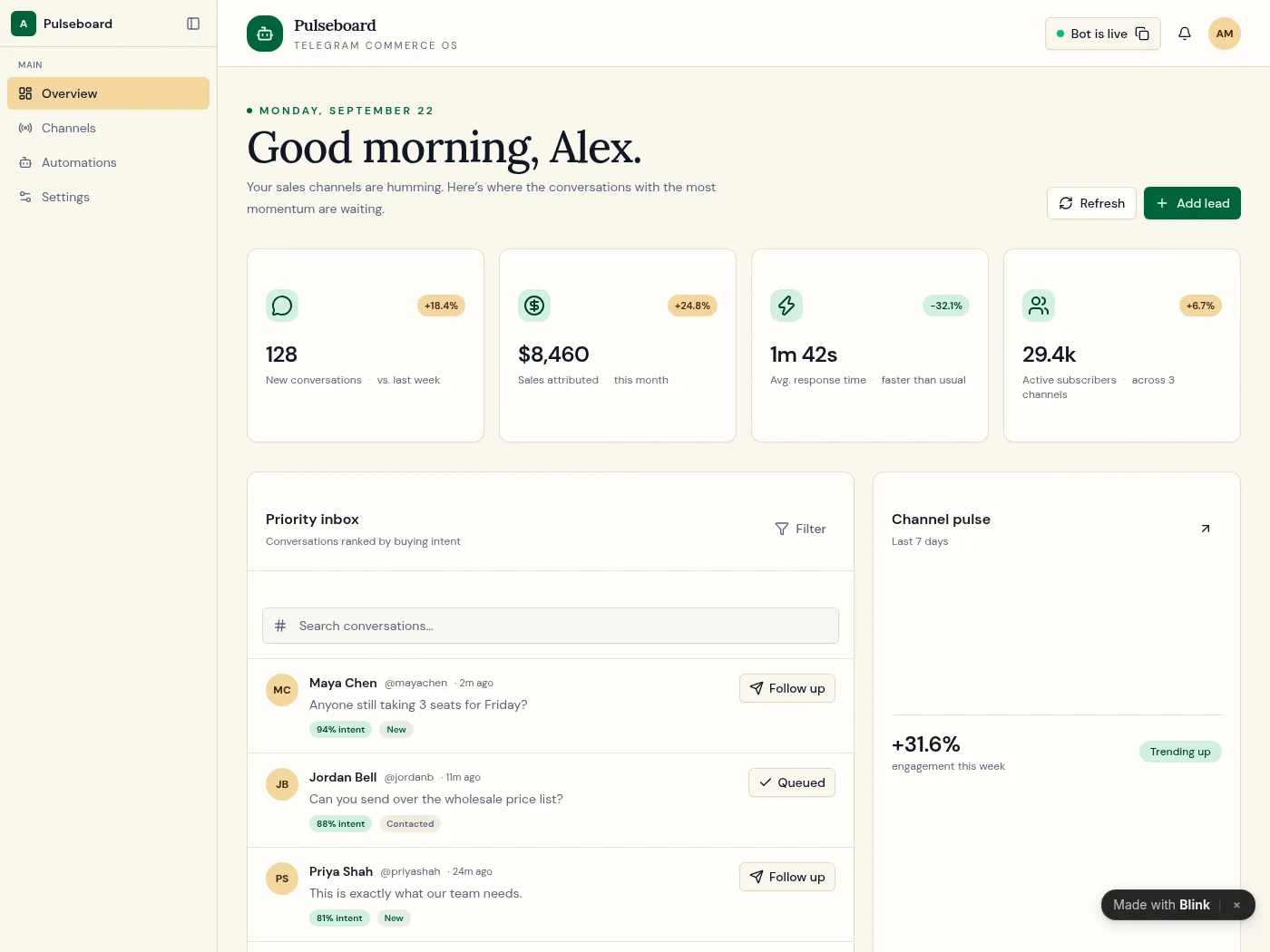 Built Starter App