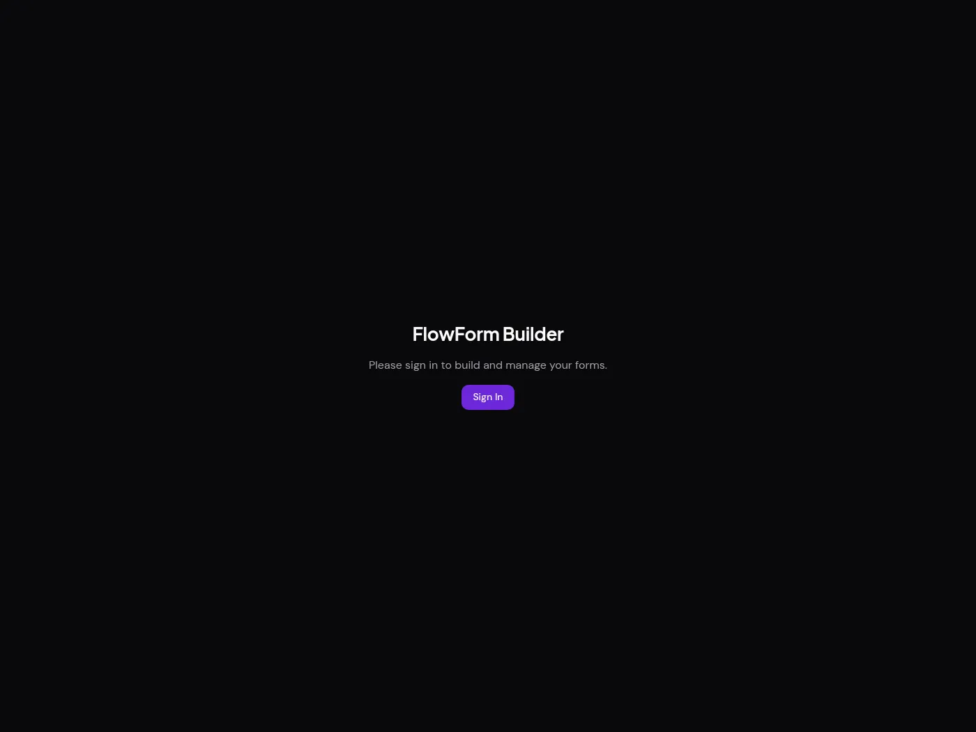 FlowForm Builder