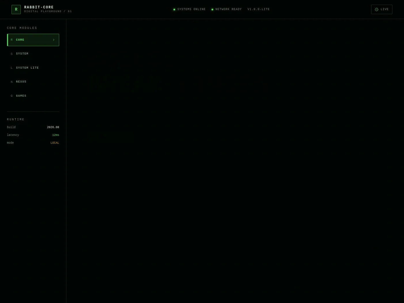Rabbit-Core System Suite