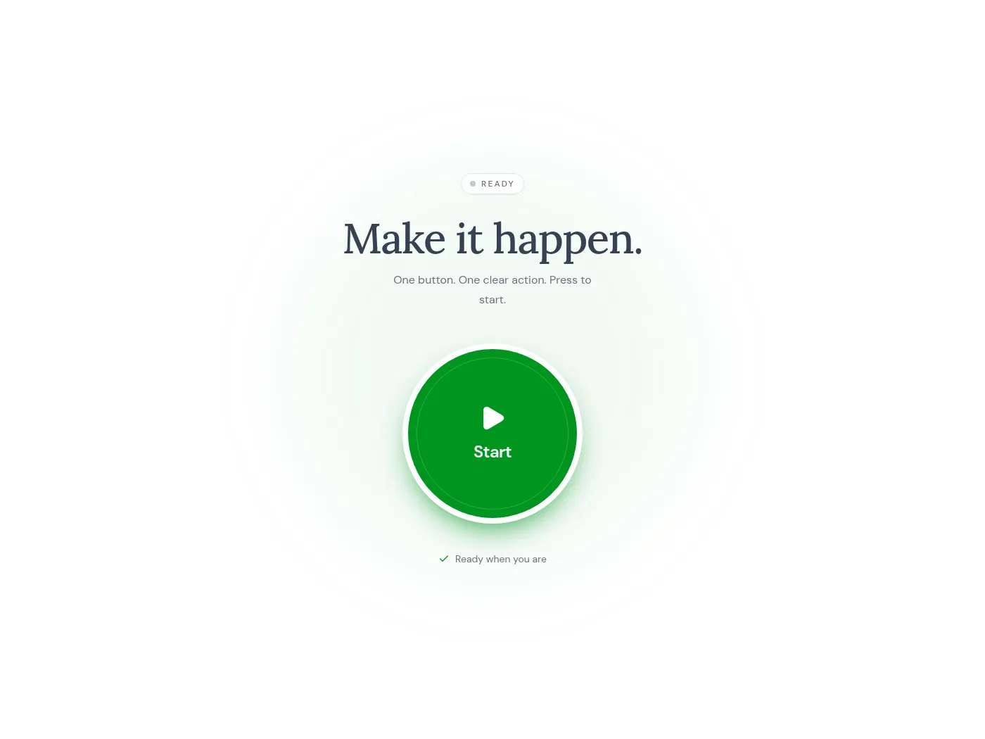 Green Button Toggle
