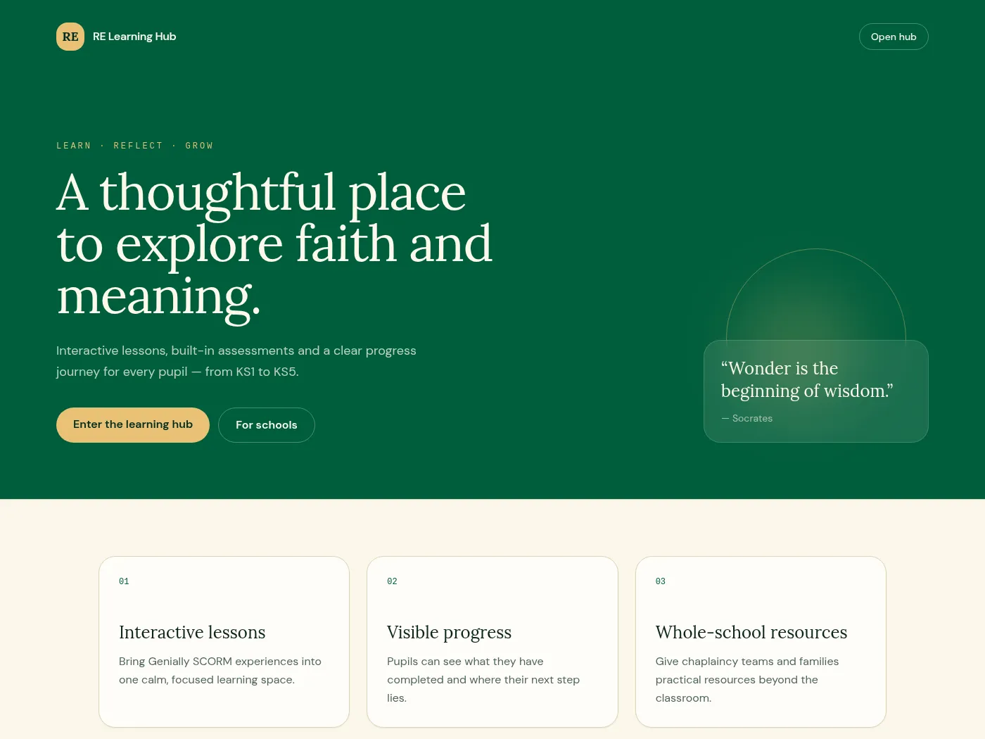 RE Learning Hub