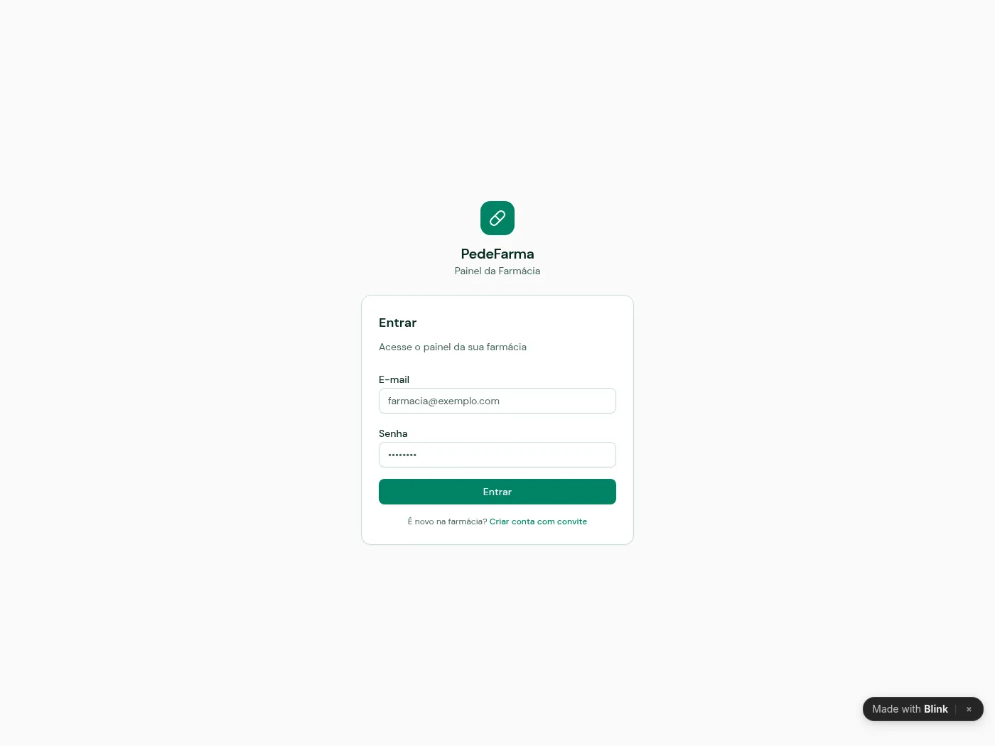 PedeFarma SaaS Foundation