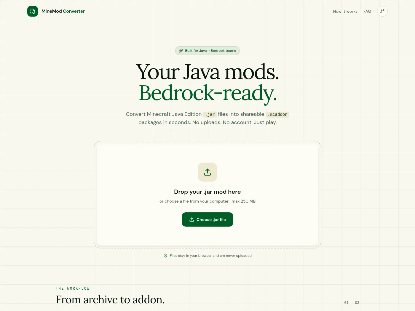 MineMod Converter