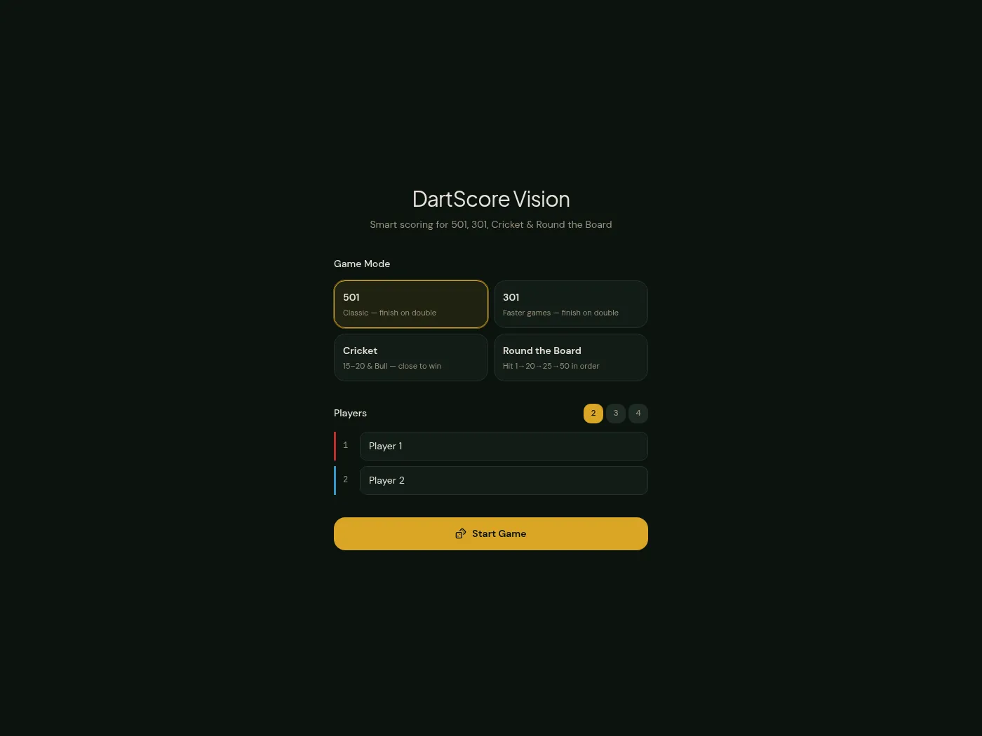 DartScore Vision