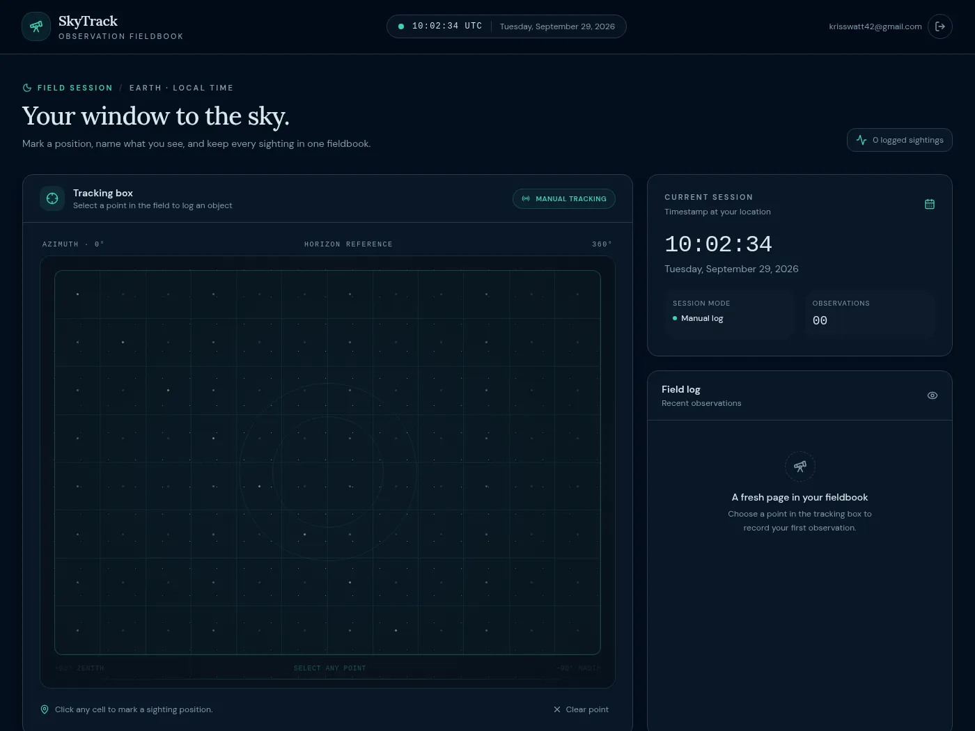 SkyTrack Visualizer