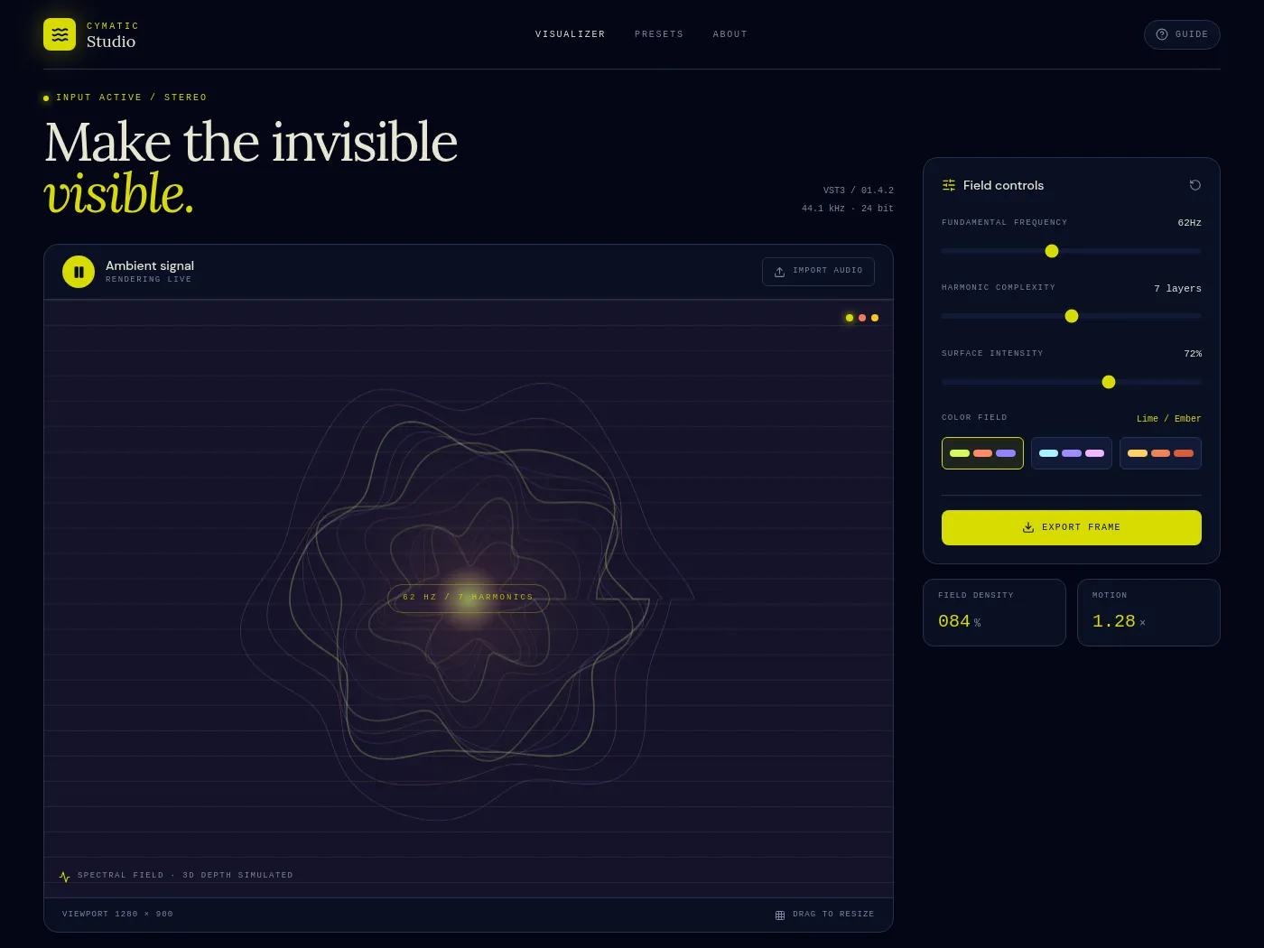 Cymatic VST Visualizer