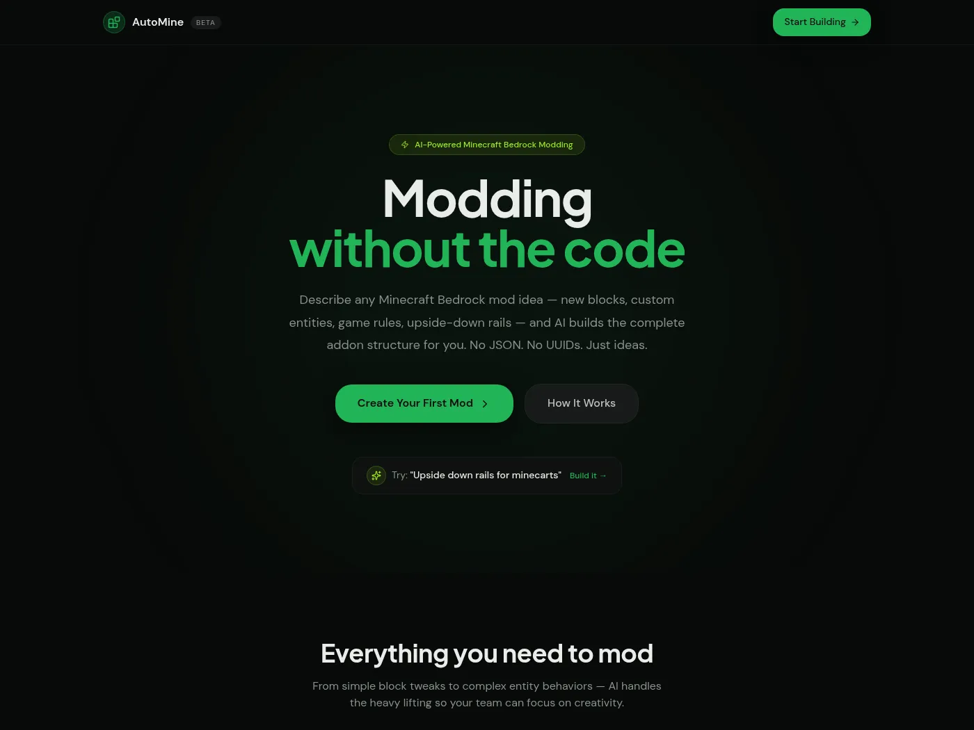 AutoMine Mod Builder
