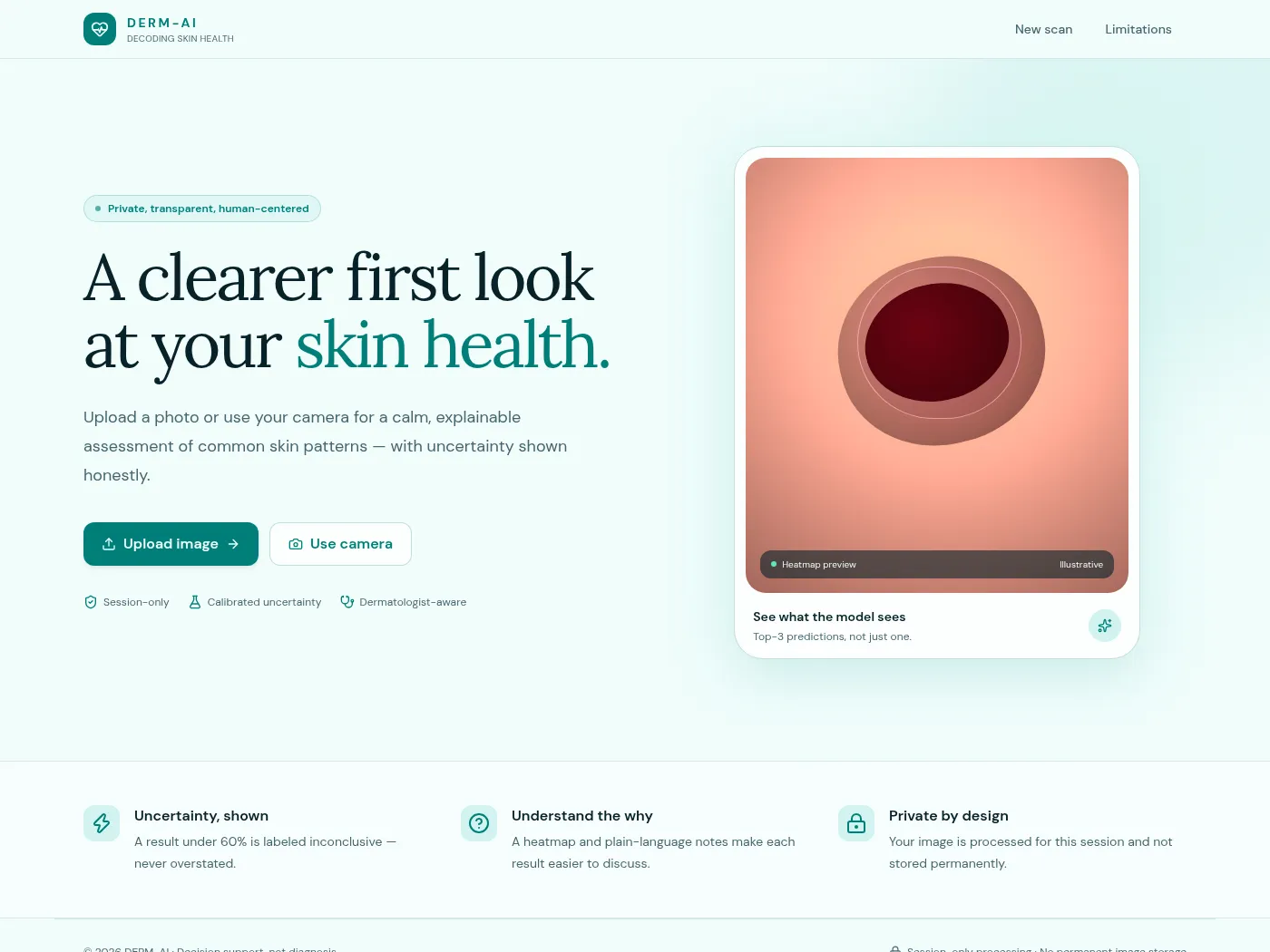 DERM-AI Skin Analyzer