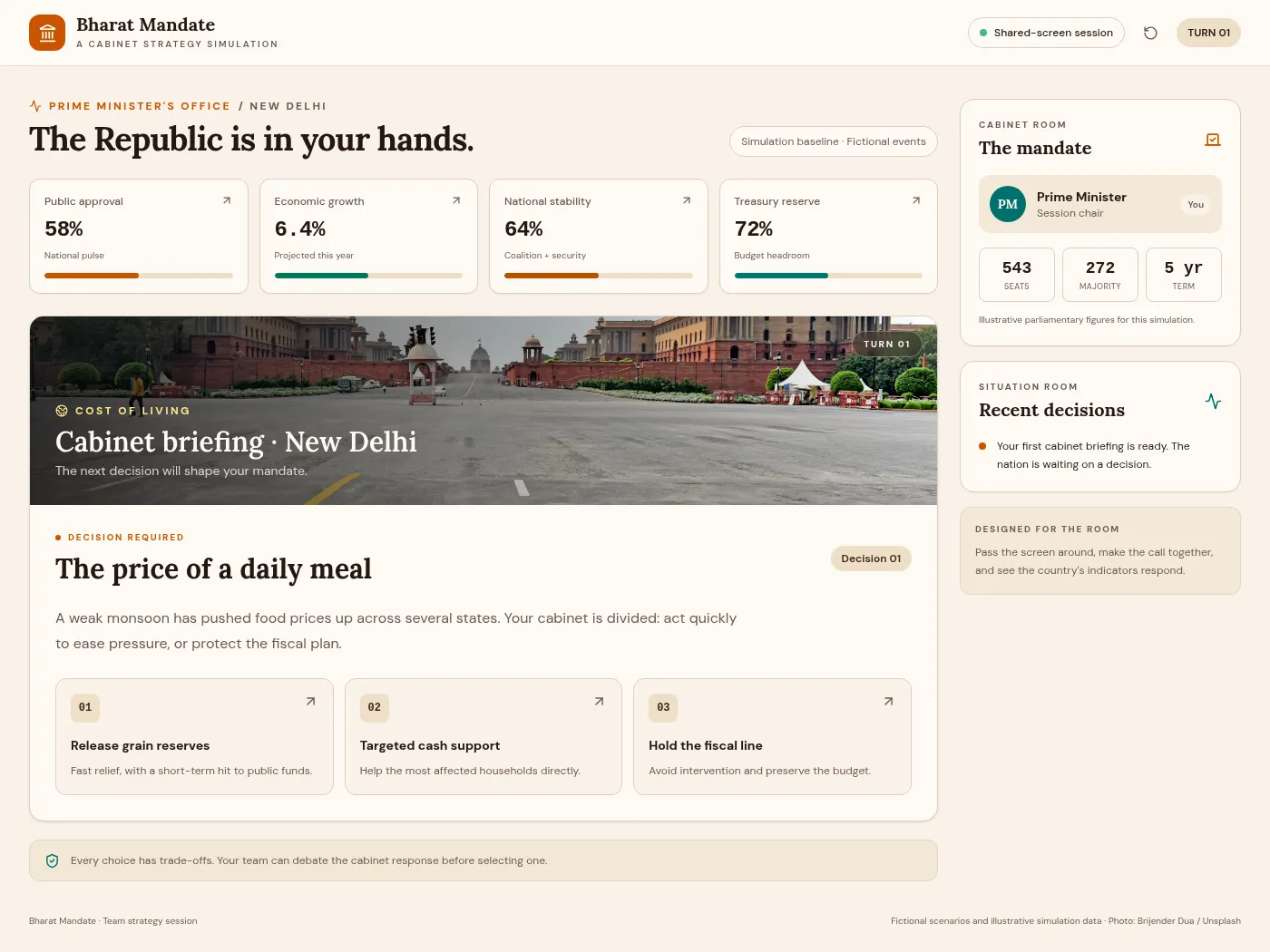 RealPolitics India Sim