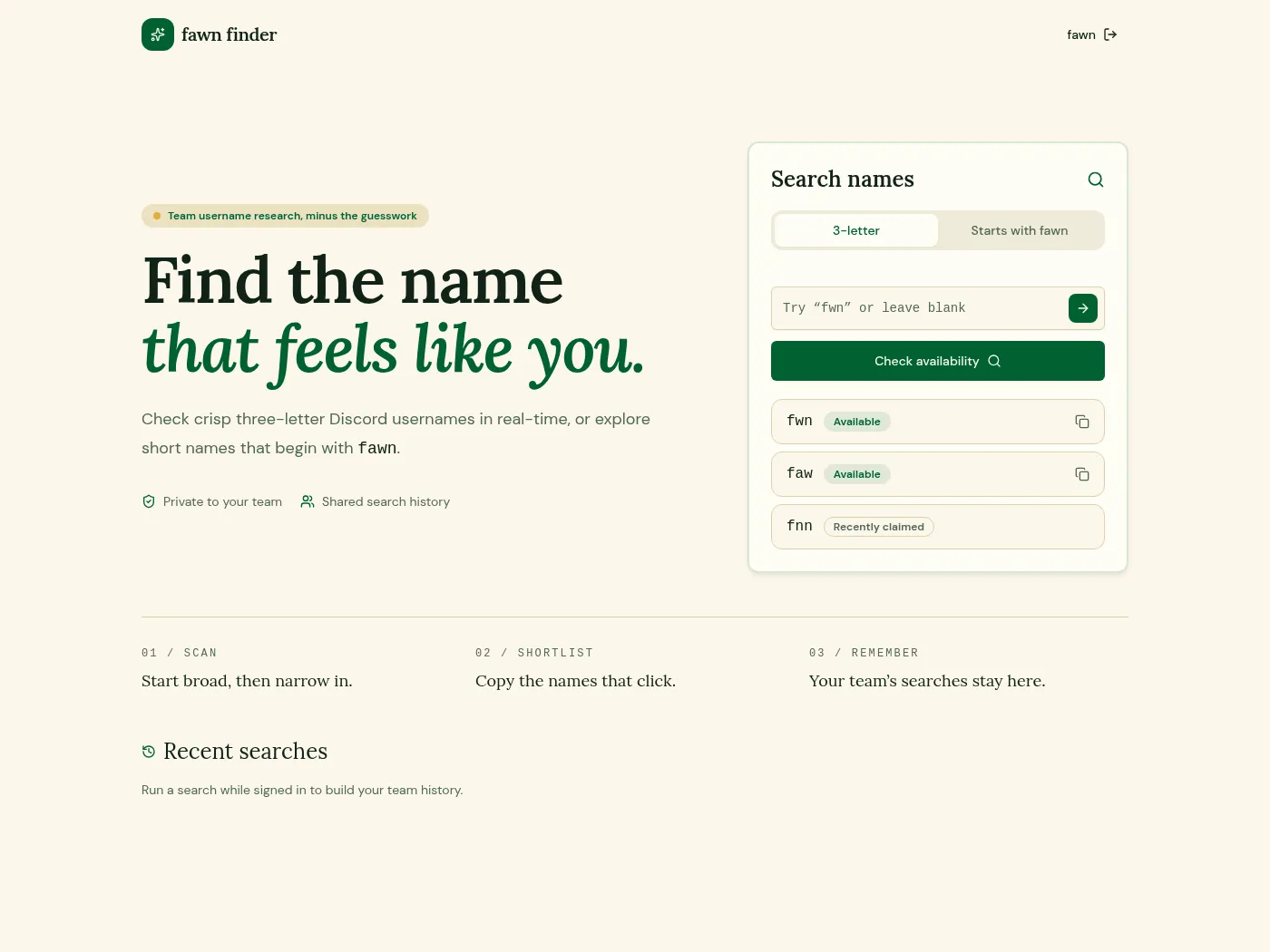 Fawn Name Finder