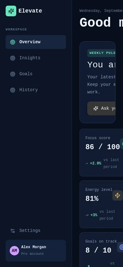 AI Performance Coach App