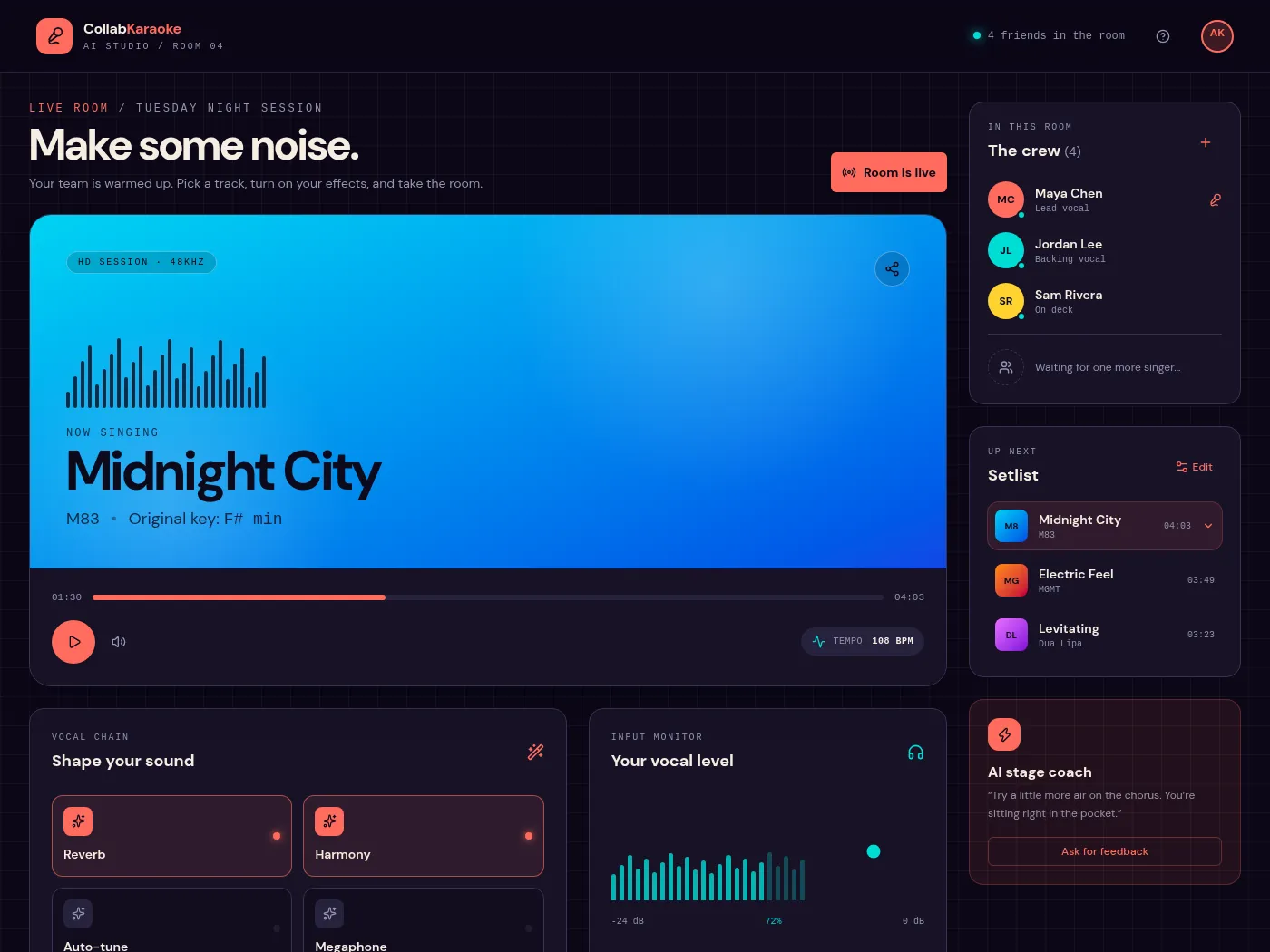 CollabKaraoke AI Studio