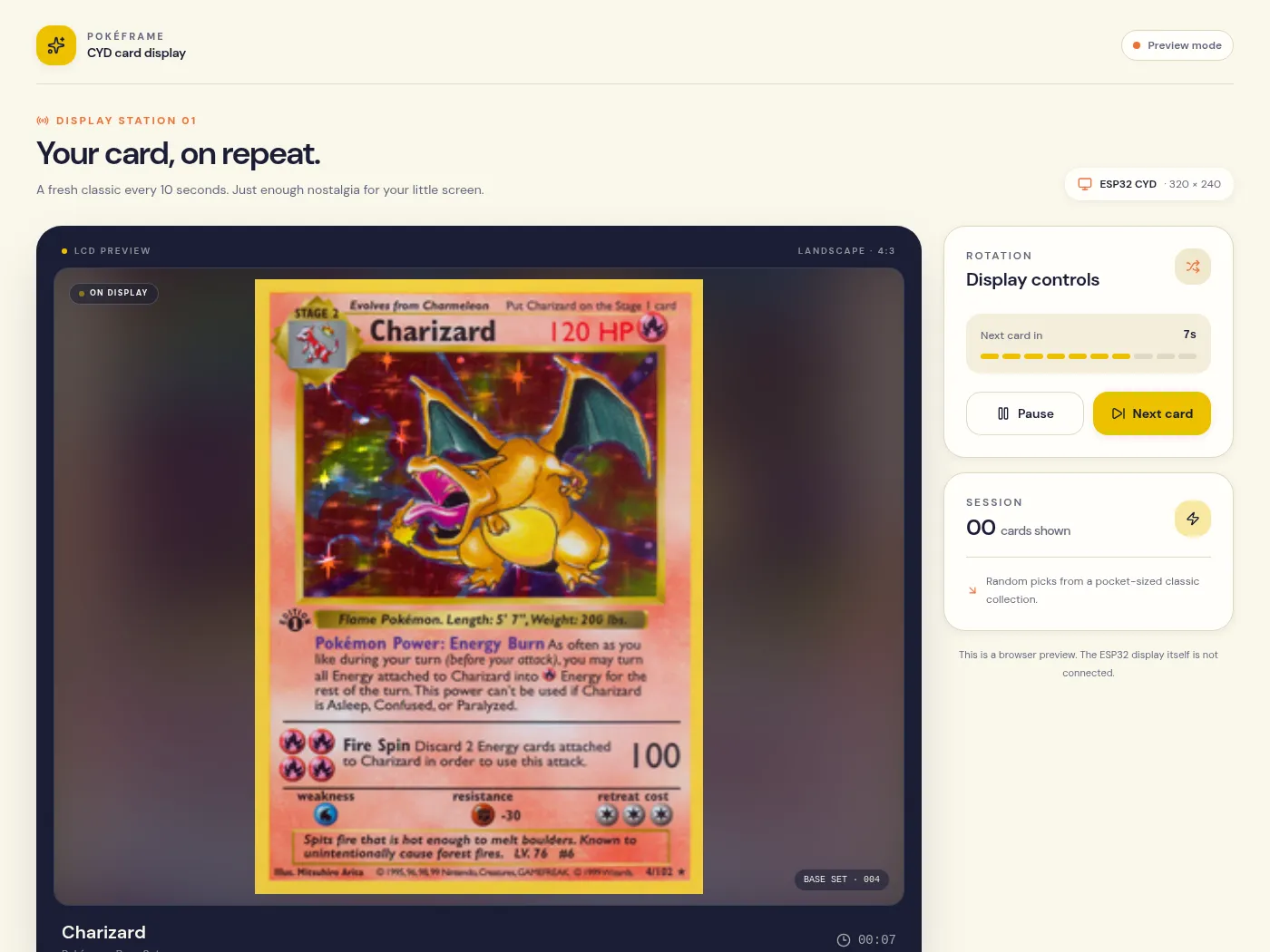 ESP32 Pokémon Dashboard