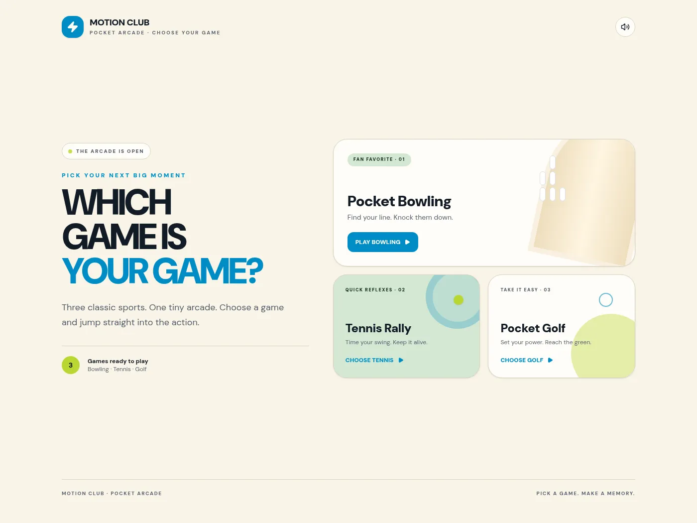 Wii Game Sim 2D