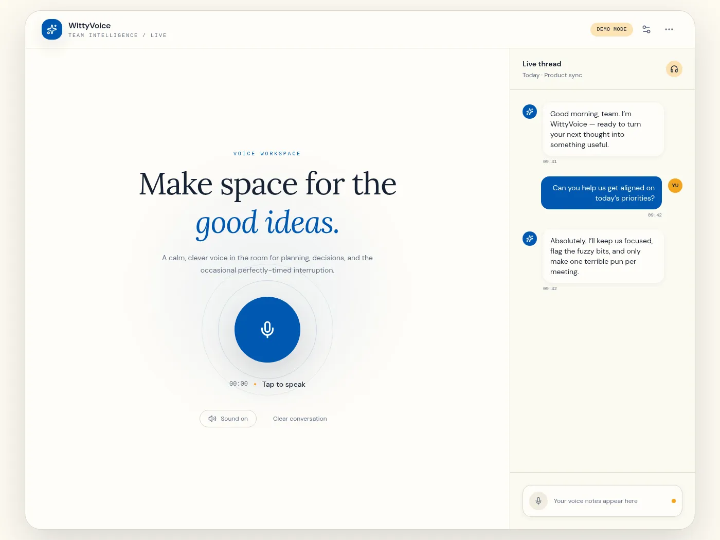 WittyVoice AI Assistant