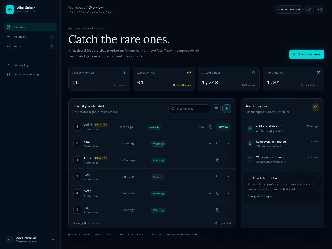 Alias Sniper AI