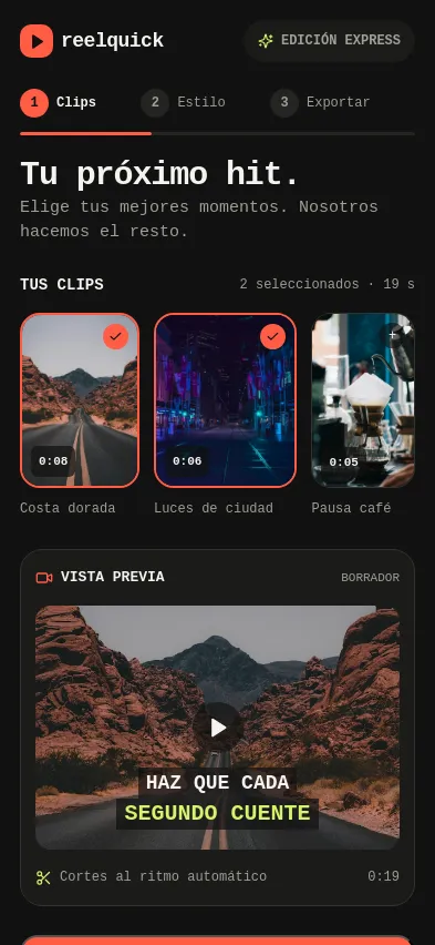 ReelQuick Editor