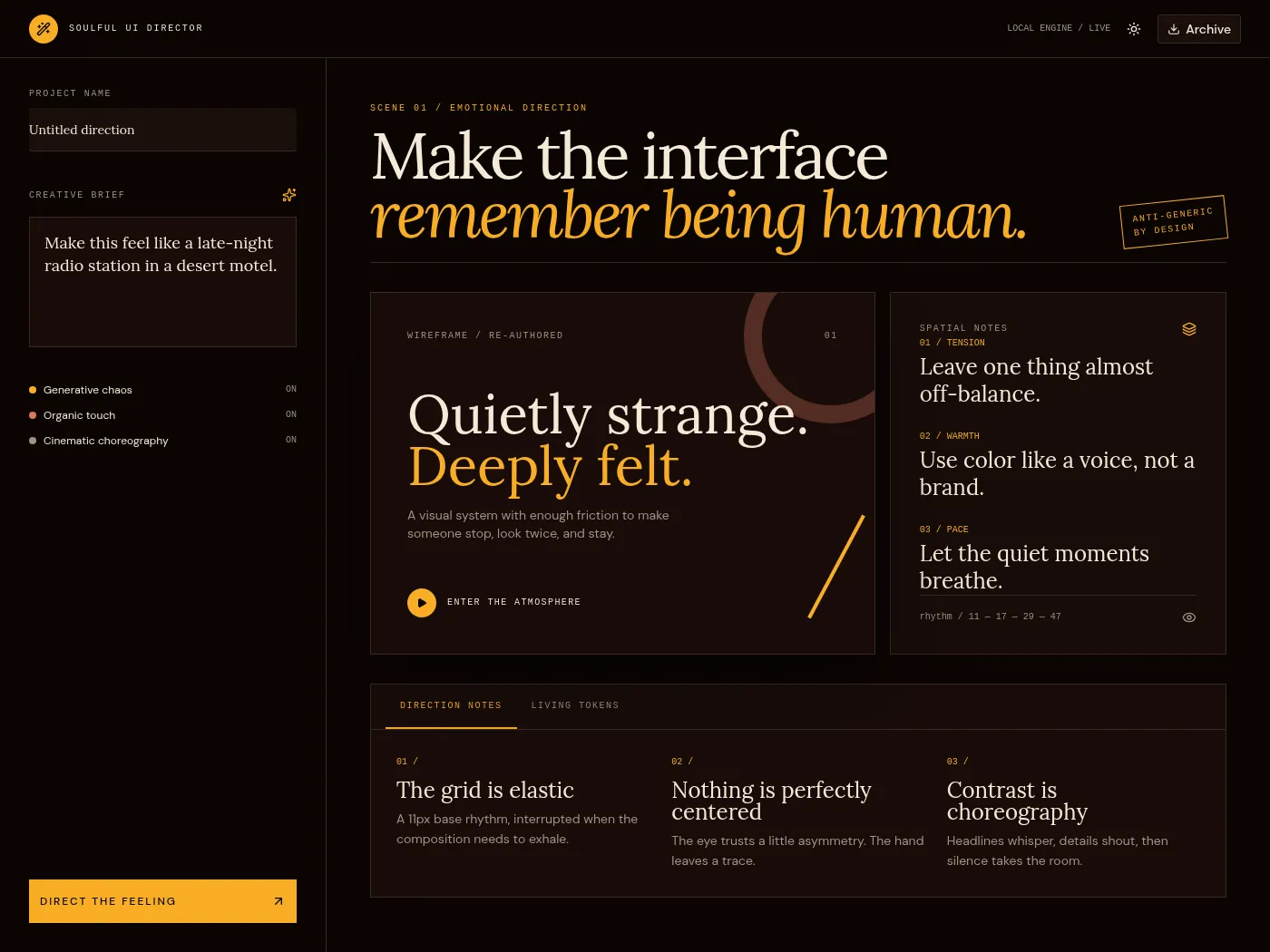 Soulful UI Director