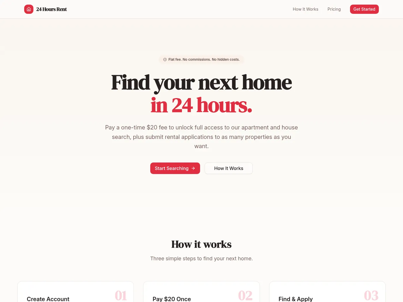 24 Hours Rent