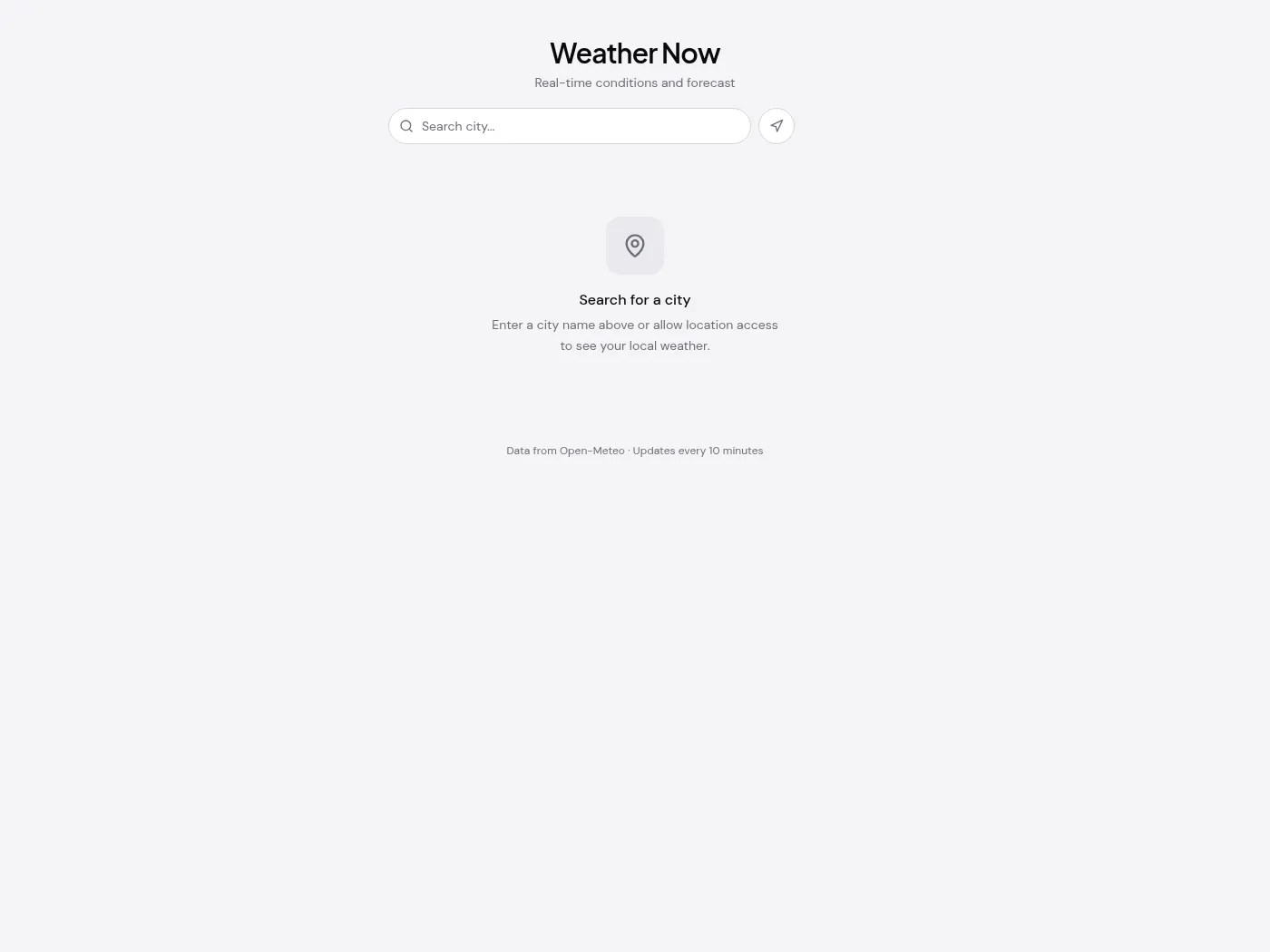 Weather Now