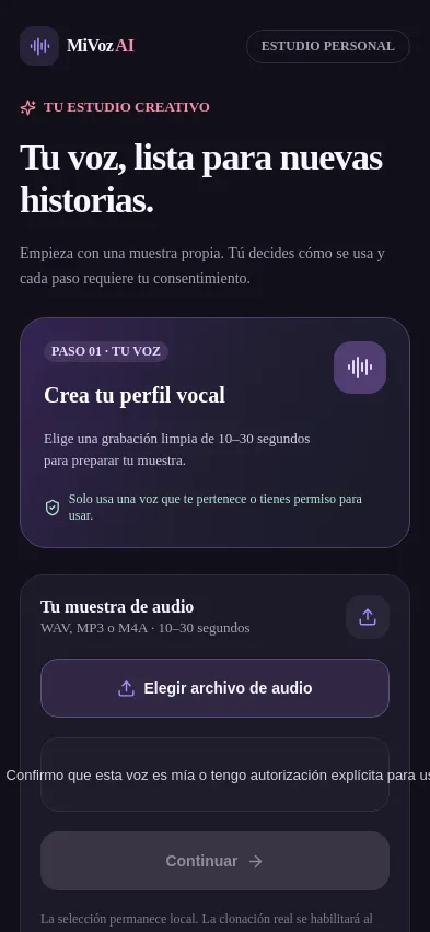 MiVoz AI Creator