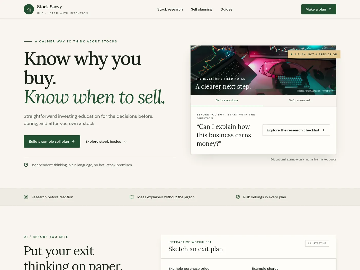 Stock Savvy Hub