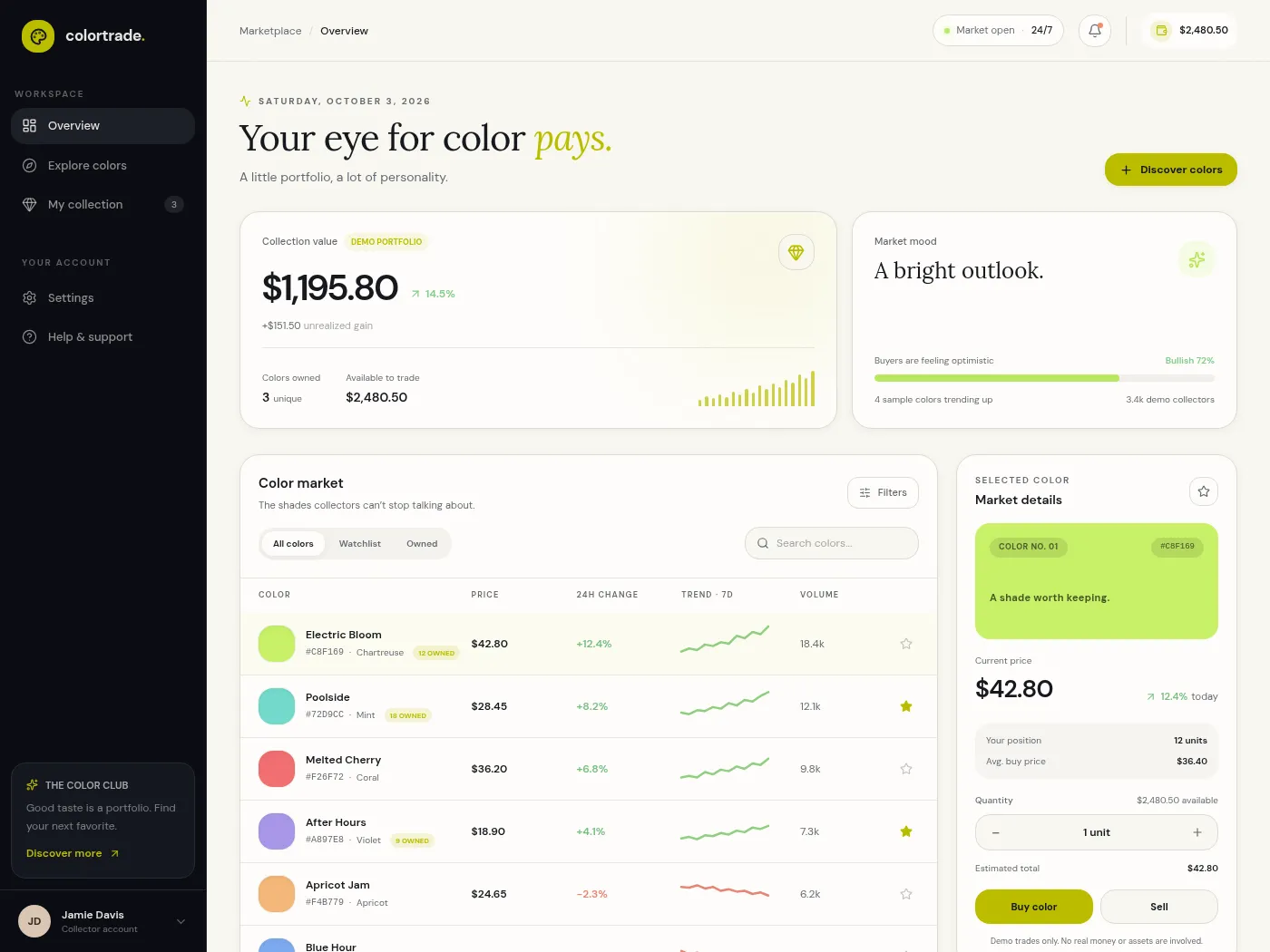 ColorTrade Platform