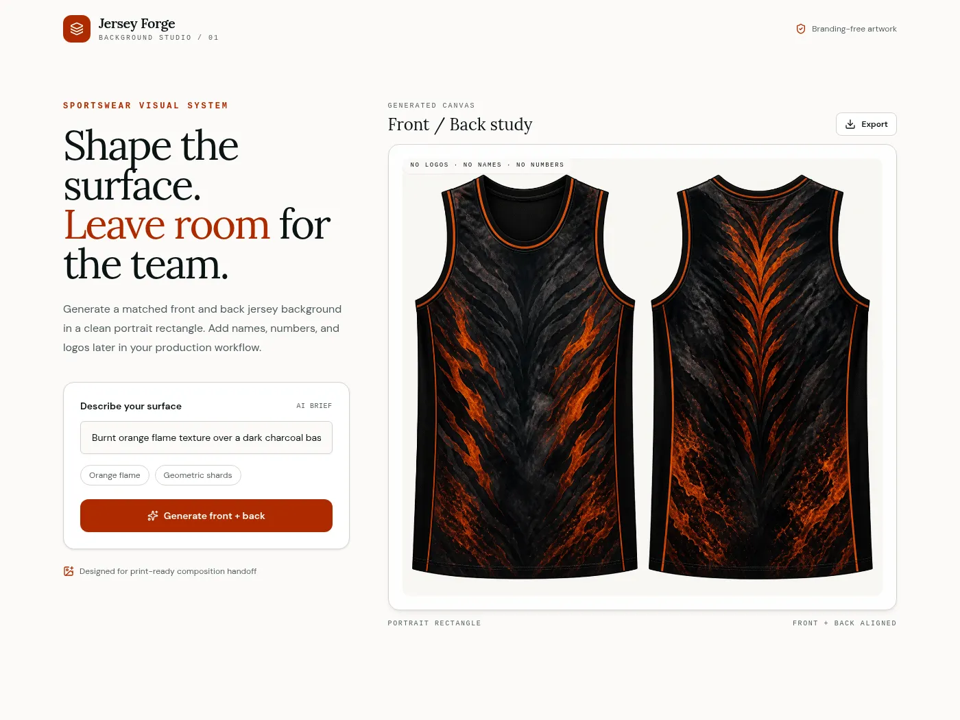 Jersey Design Generator