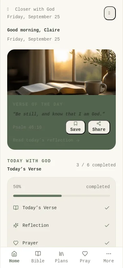 Closer With God