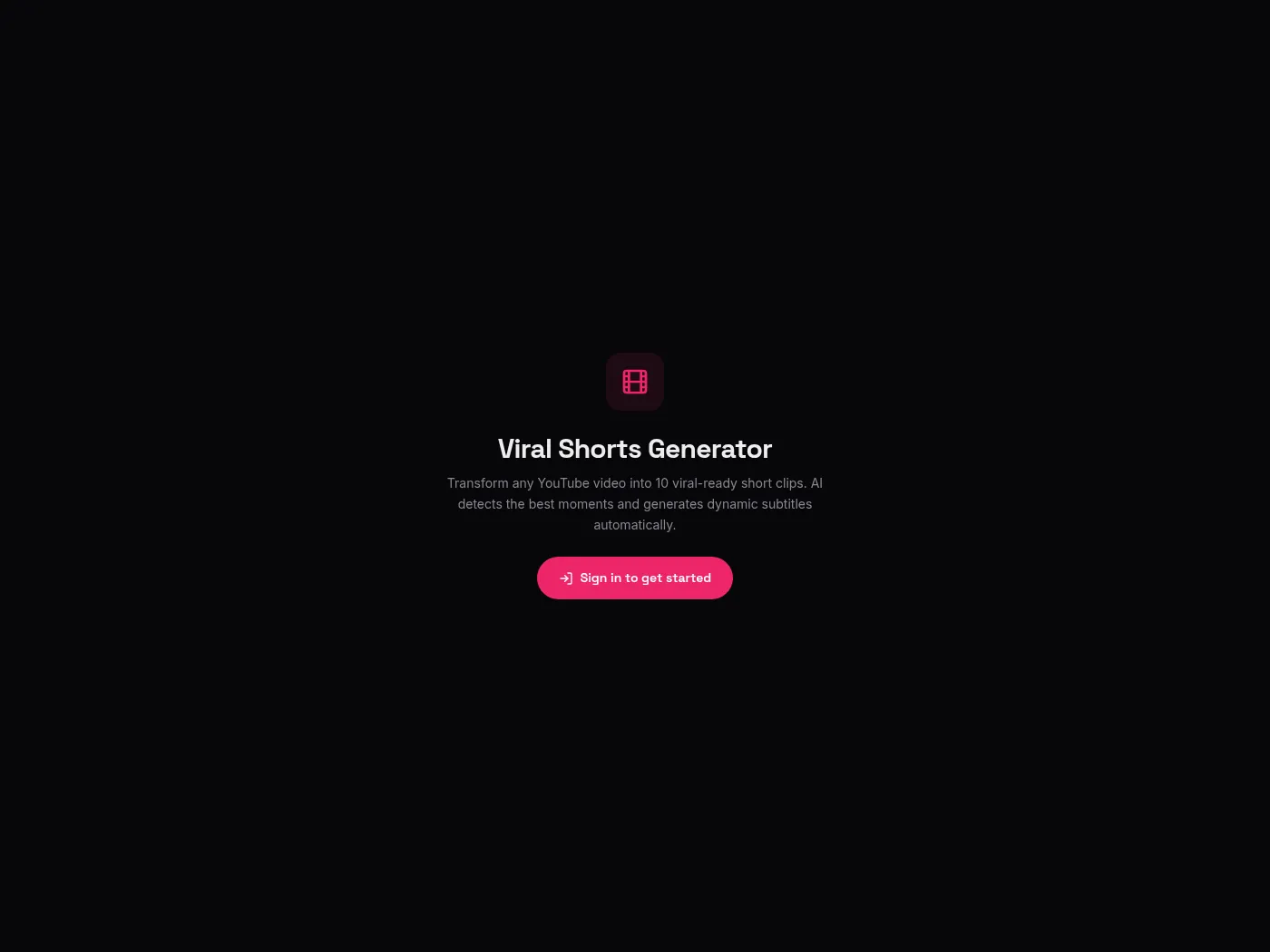 Viral Shorts Generator
