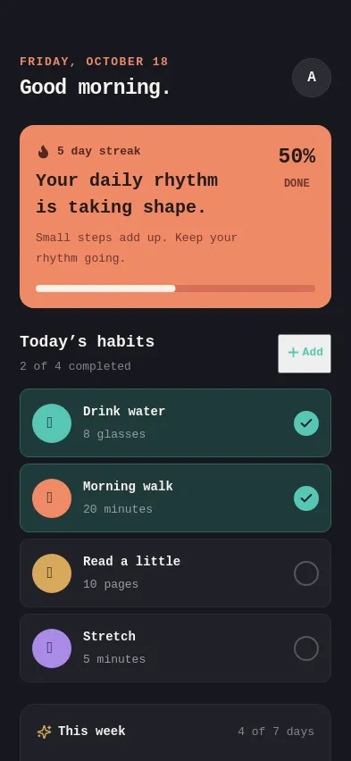 Starter Mobile App