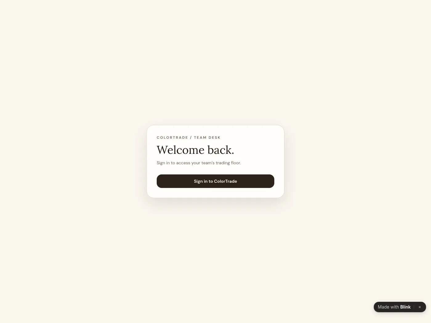 ColorTrade Admin Panel