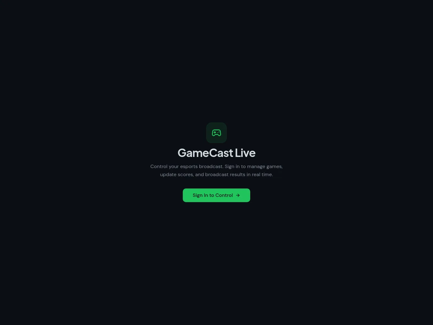 GameCast Live Results