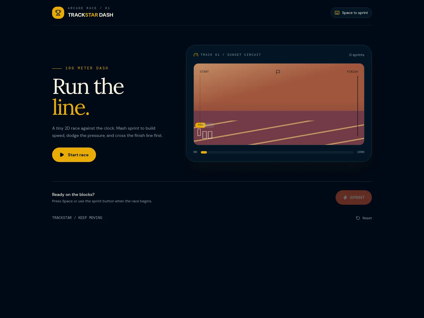 TrackStar Game