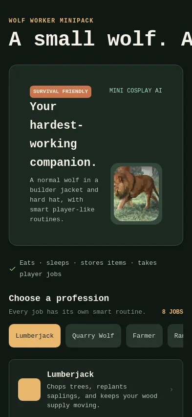 Wolf Worker Minipack