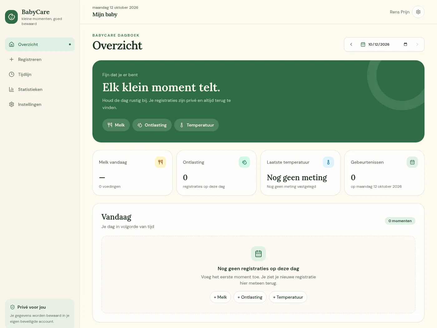 BabyCare Tracker