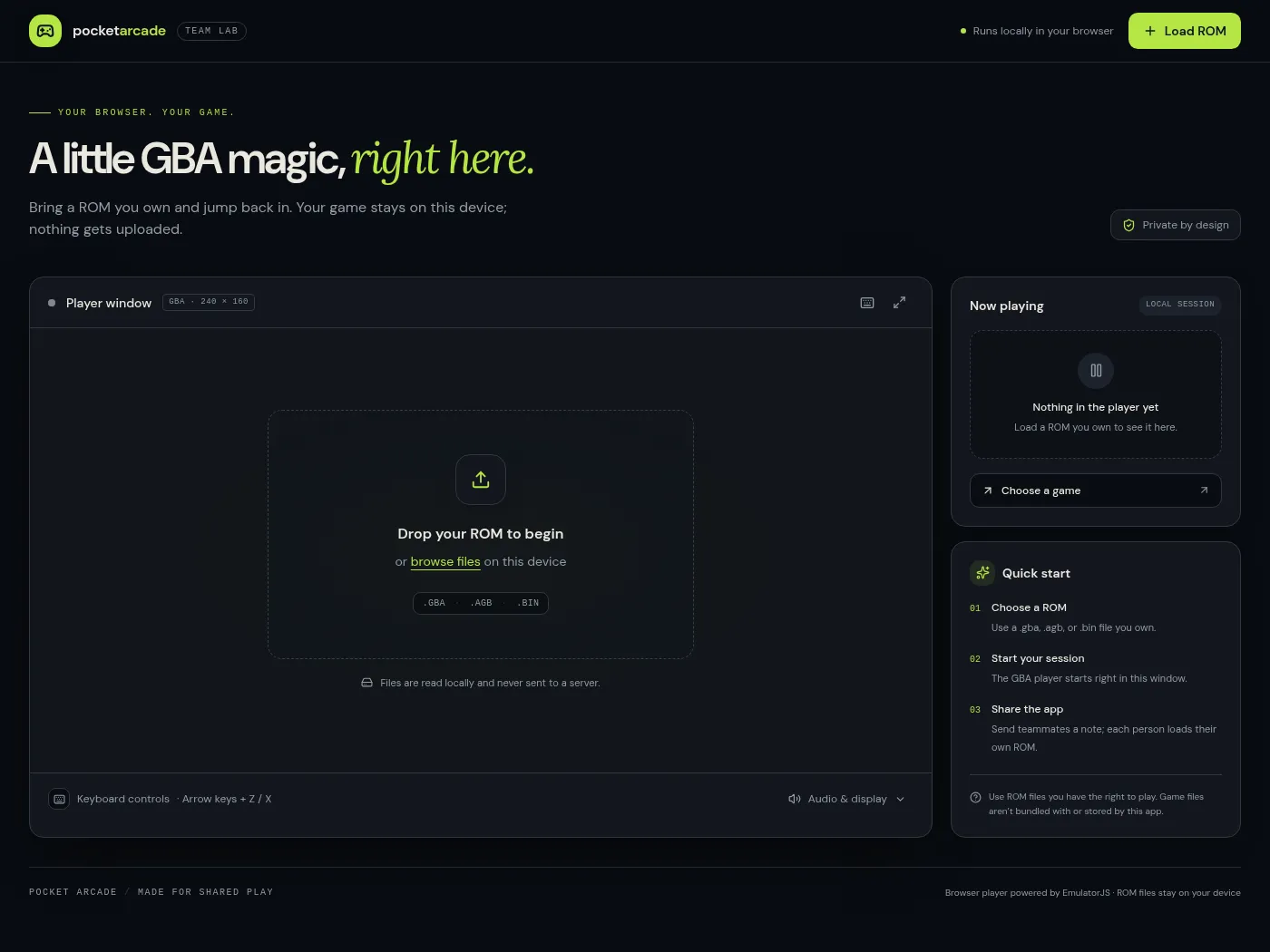 GBA Web Converter