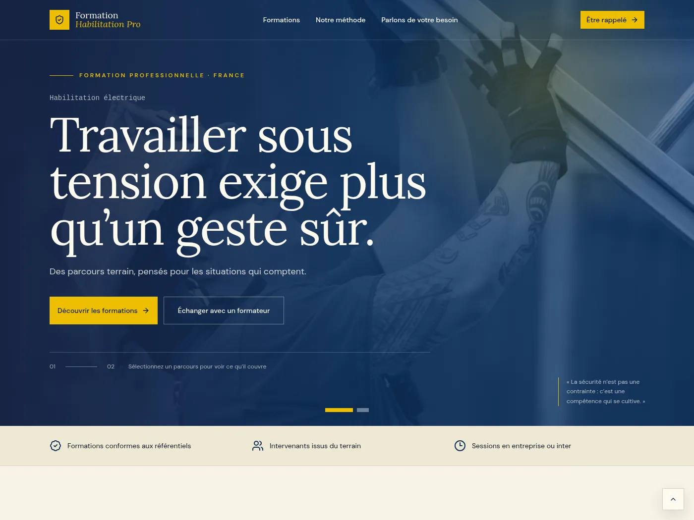 Formation Habilitation Pro