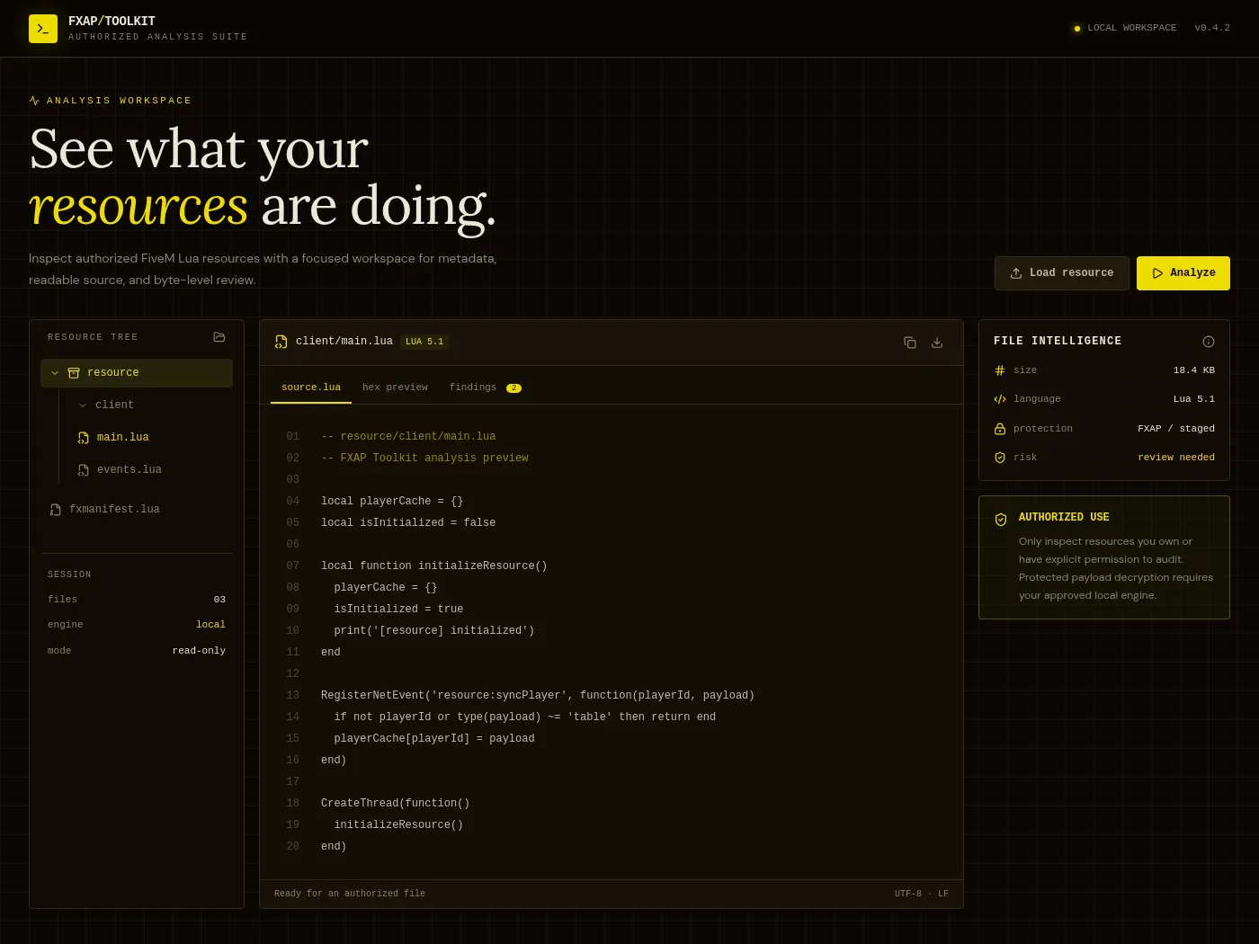 FXAP Decryptor Toolkit