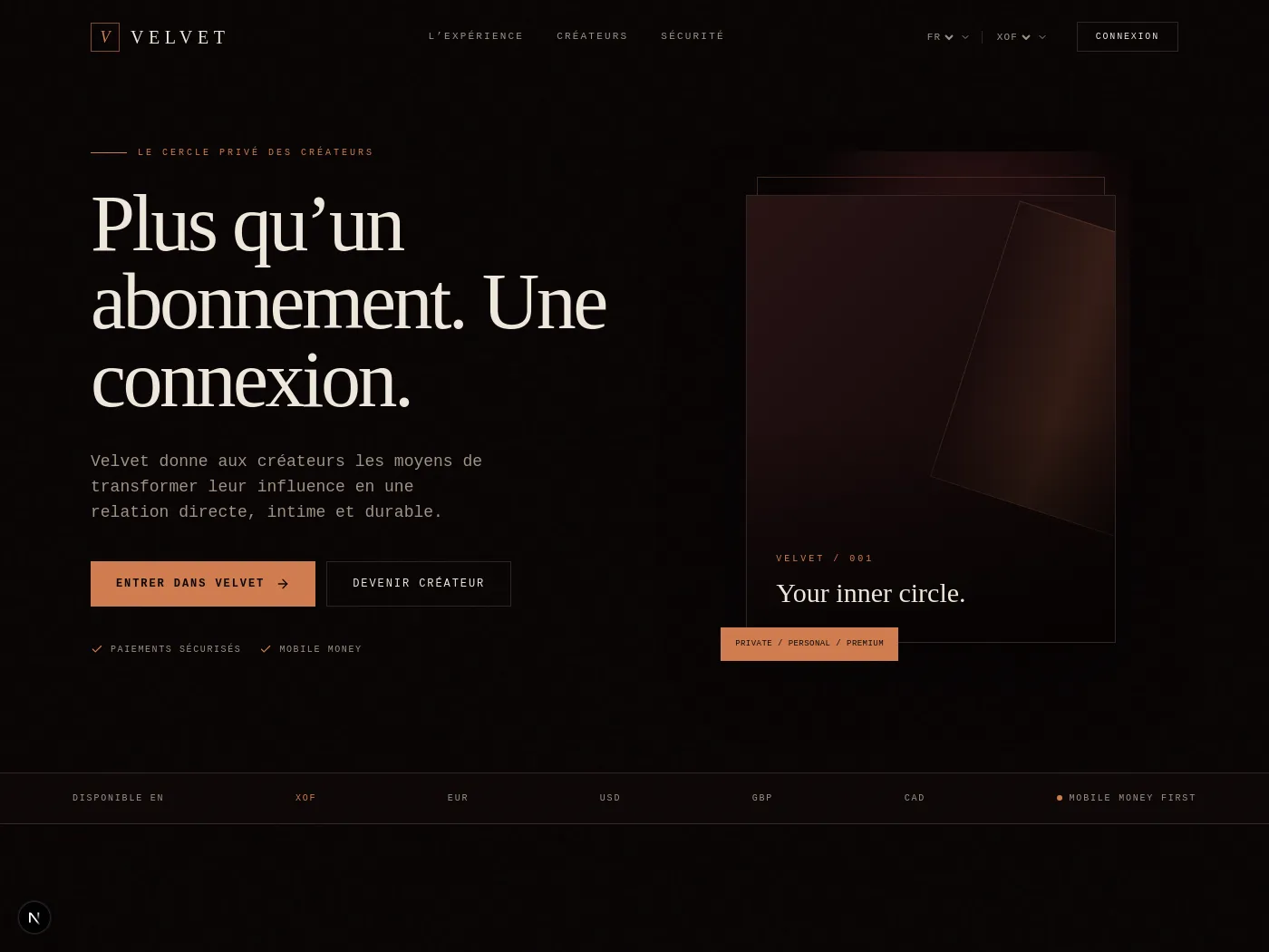 Velvet Monetization Platform