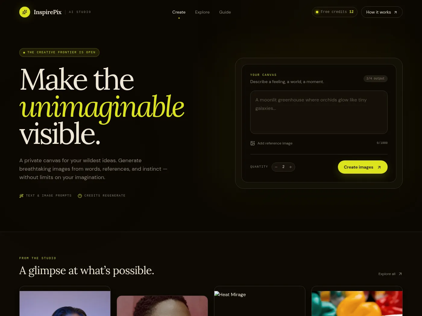 InspirePix AI Studio