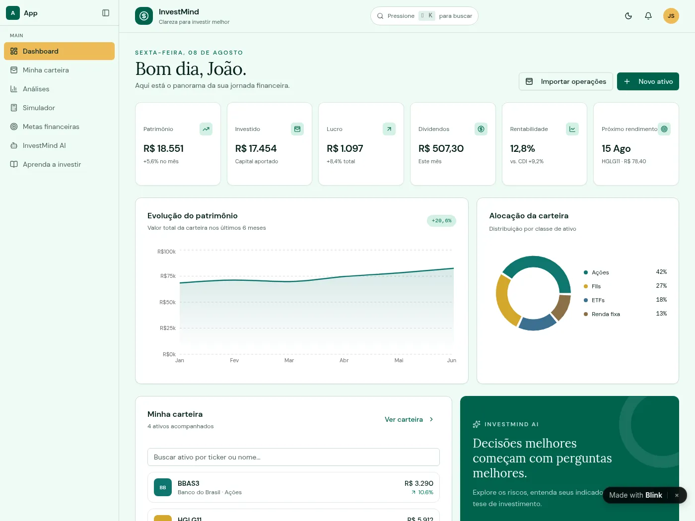 InvestMind Finance Hub