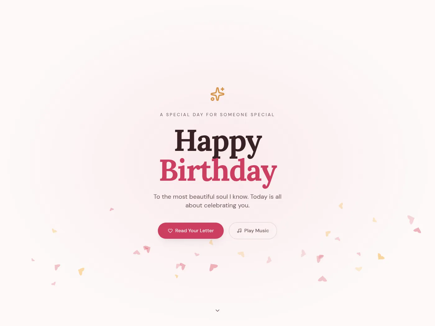 Birthday Bliss Website