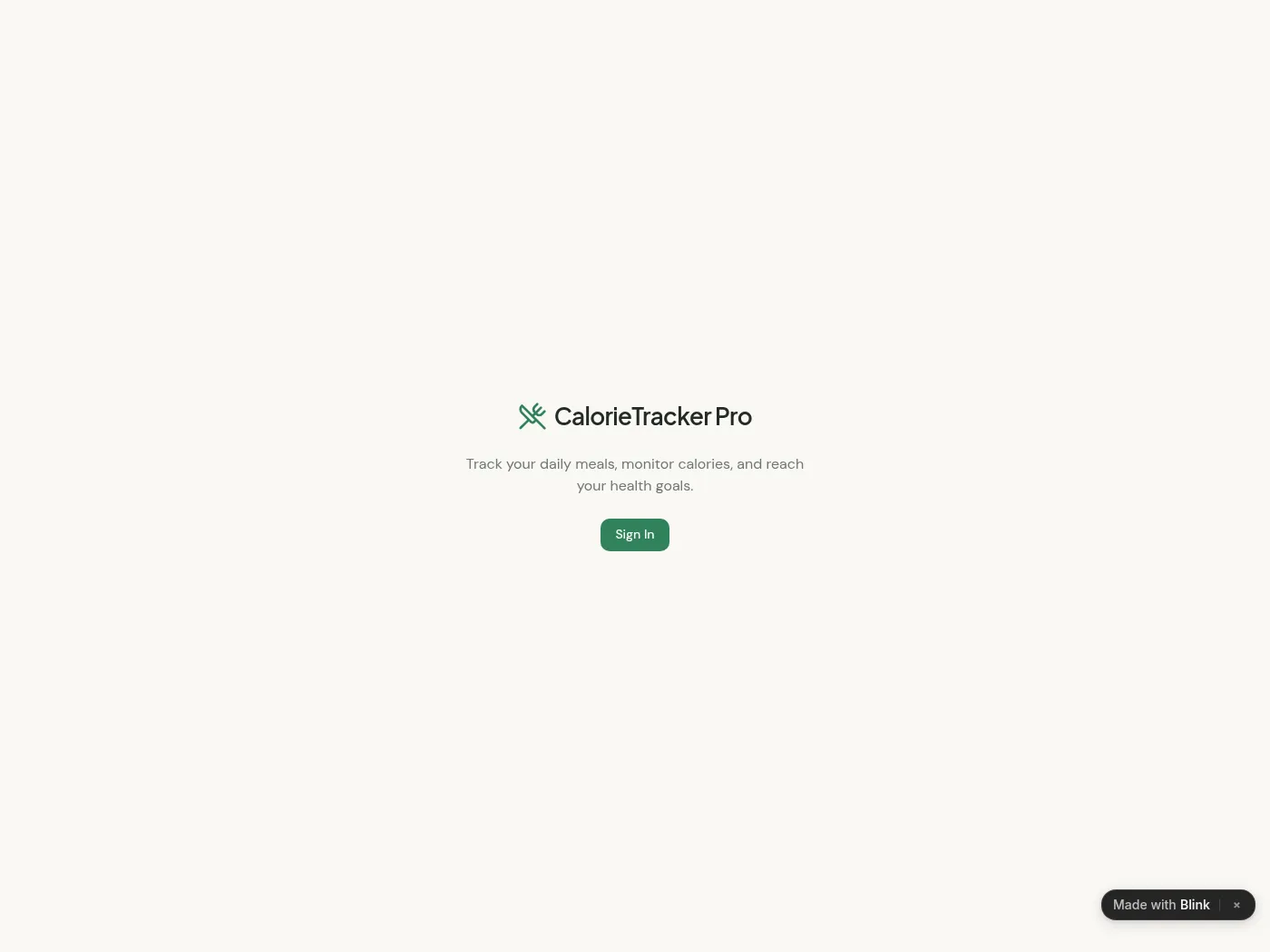 CalorieTracker Pro