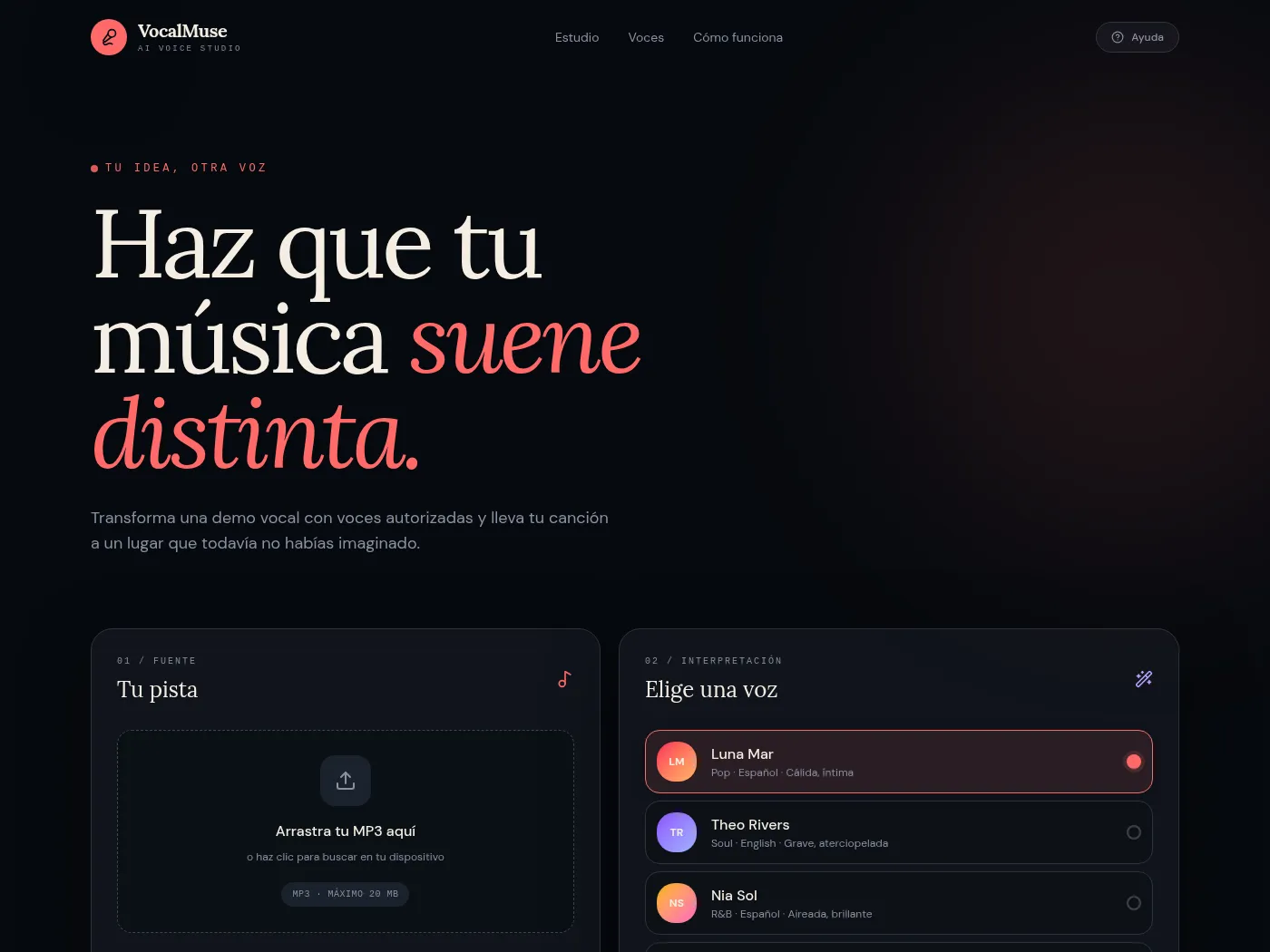 AI Voice Artist Generator
